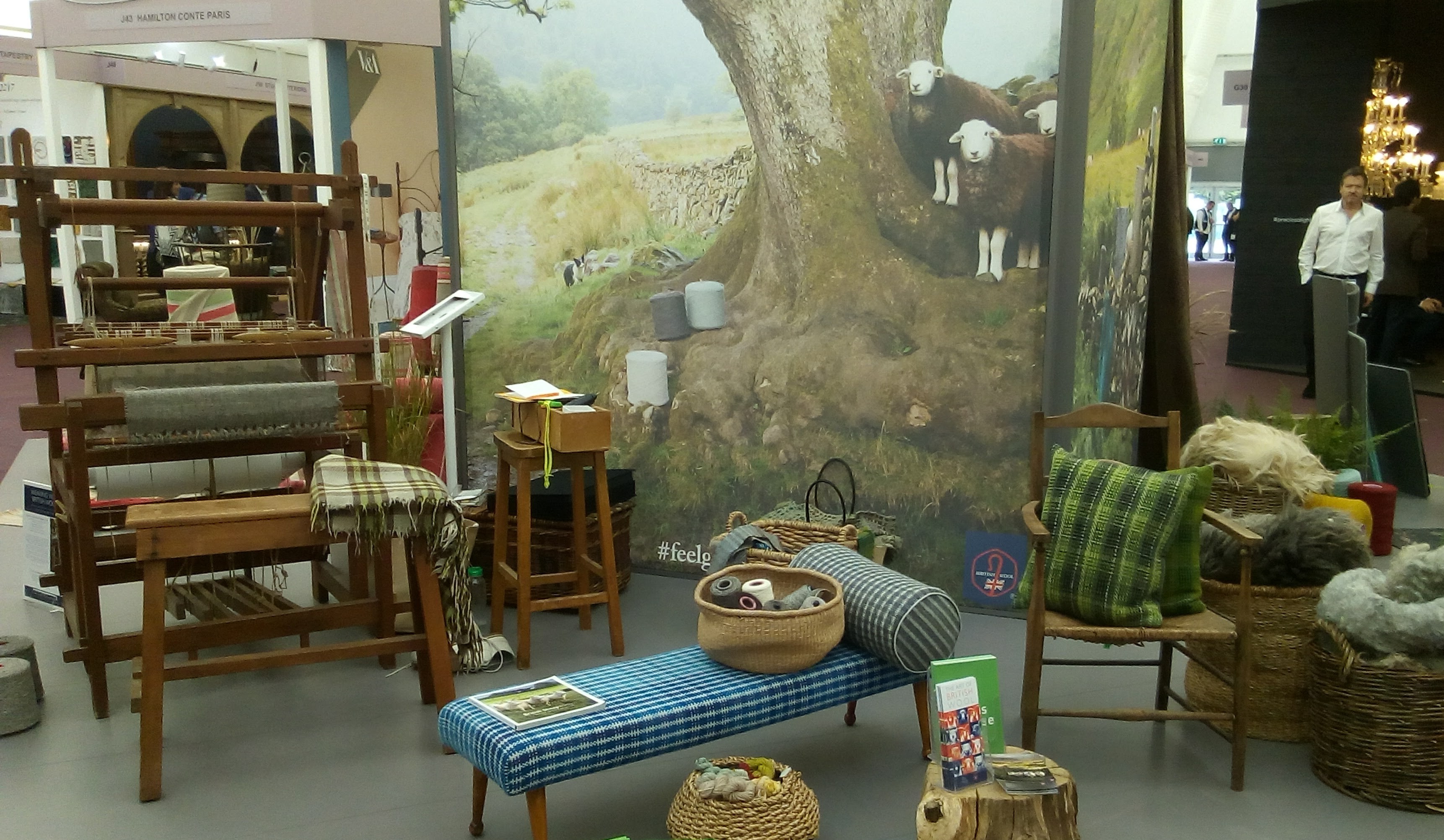 The Country Life / British Wool stand at Decorex International 2017 ...