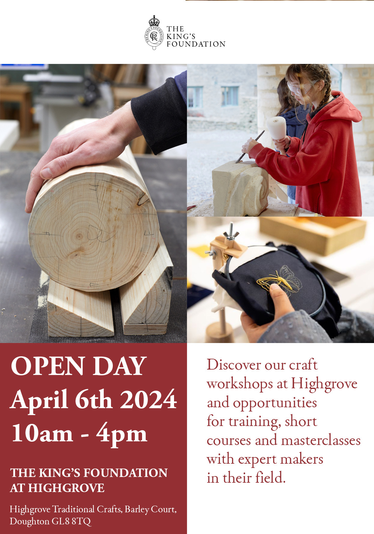 Highgrove Traditional Crafts Open Day – rebecca connolly design